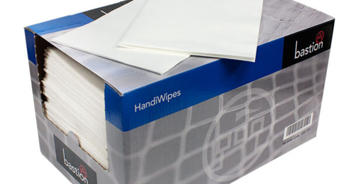 Unipak | Bastion Dry Handi-Wipes White